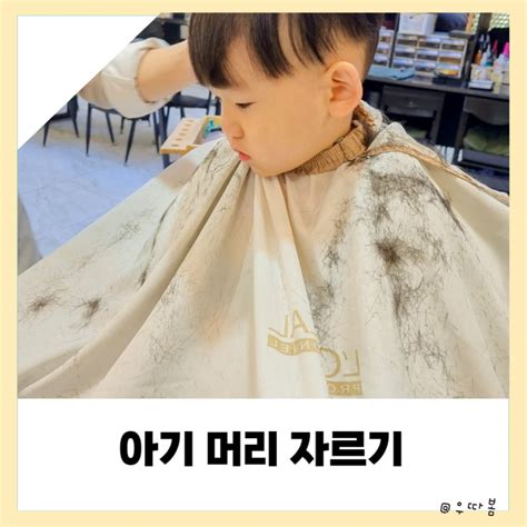 아기 미용실 머리 자르기 남자 아기 머리스타일 투블럭 W파마는 언제부터 네이버 블로그