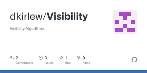 github dkirlew visibility visibility algorithms