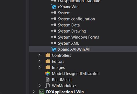 Xpand XAF Win All Package Was Successfully Installed But It Is Not Resolved In Project Ref
