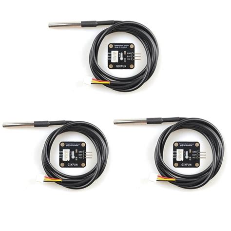 Gikfun Ds18b20 Waterproof Digital Temperature Sensor With Adapter