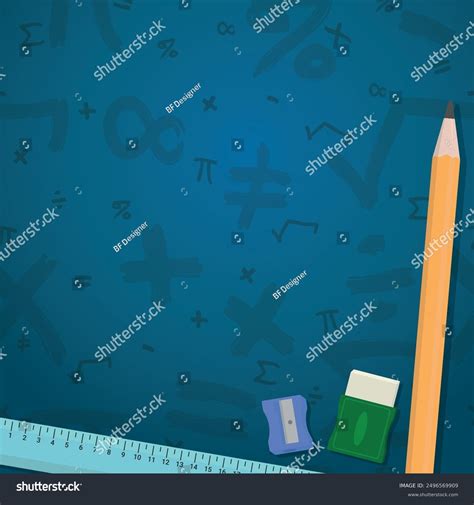 Math Design Layout Mathematics Layout Ruler Stock Vector Royalty Free 2496569909 Shutterstock
