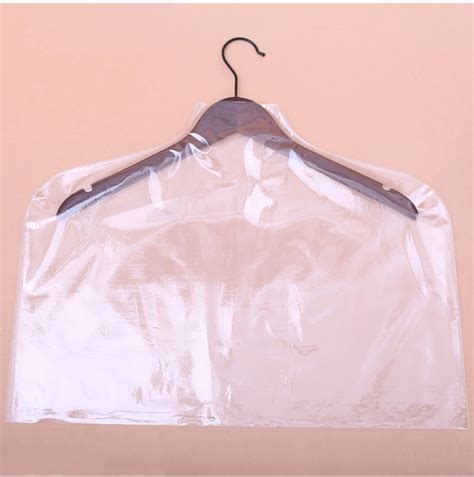 Прозрачный ПВХ подвесной мешок для одежды пальто куртка рубашка костюм пылевлагостойкий защитный