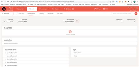 Indexer Stuck With Empty Header · Issue 1481 · Subquerysubql · Github