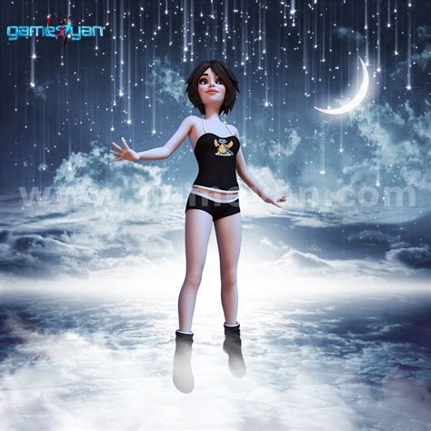 Cute Girl Cartoon Characters 3d