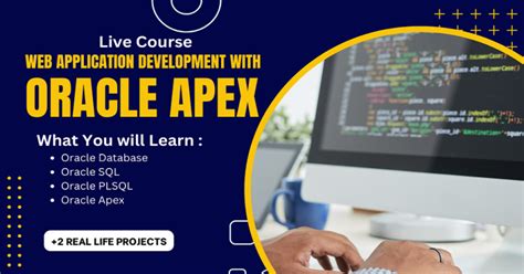 Web Application Development With Oracle Apex Trainerbd Training