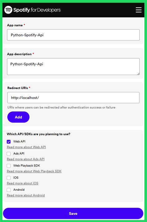 spotify api how to create a data set of songs
