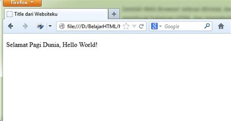 tutorialku belajar html dasar part 6 cara membuat struktur dasar html