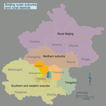 Beijing District Map