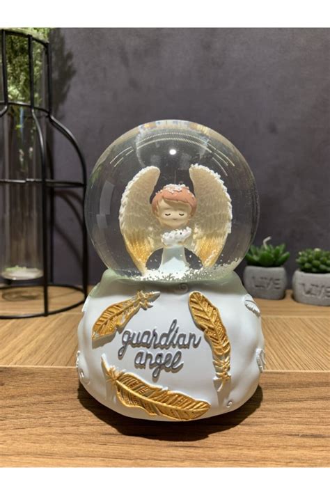 Guardian Angel Light Musical Snow Globe Snow Globe Vicedeal