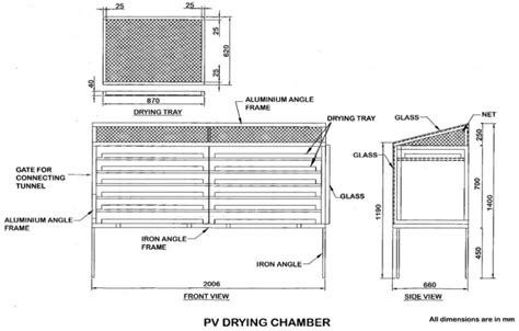 Schematic Sketch With Neat Dimensions Showing The Design Of The Download Scientific Diagram