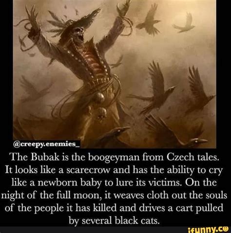 Creewenemiel The Bubak Is The Boogeyman From Czech Tales It Looks Like A Scarecrow And Has