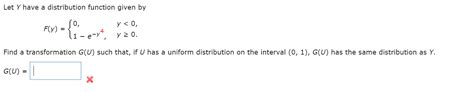 solved let y have a distribution function given by so fly
