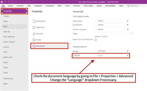 Pdf Accessibility Part 3 Remediation In Foxit Pdf Editor Pro Caes Office Of Information