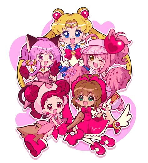 Kinomoto Sakura Tsukino Usagi Sailor Moon Kinomoto Sakura Momomiya Ichigo And 3 More