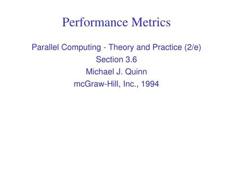PPT Performance Metrics PowerPoint Presentation Free Download ID