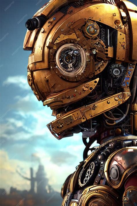 Steampunk Robot Concept