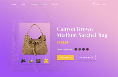 Stylish Product Card UI PSD Free Download