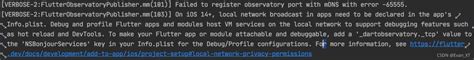 Failed To Register Observatory Port With Mdns With Error Programmerah