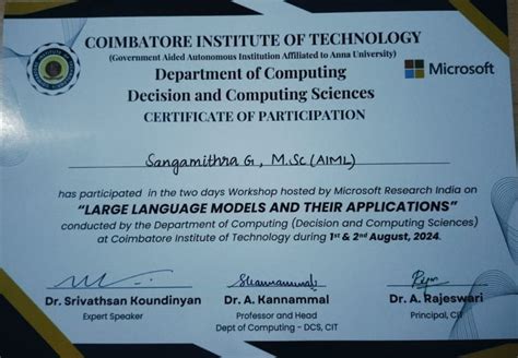 Sangamithra G On Linkedin Ai Machinelearning Nlp Microsoftresearch