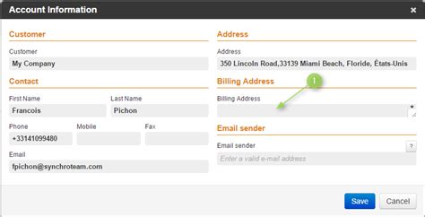 Header And Footer Customization Synchroteam