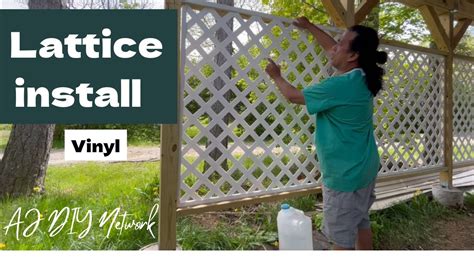 Vinyl Lattice Installation Solved How To Attach Lattice To Colorbond