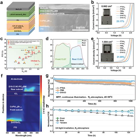 A Device Structure And Corresponding Cross‐sectional Sem Image Of The