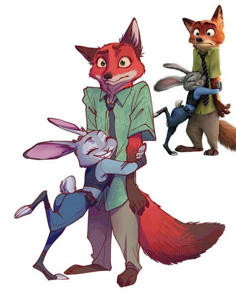 Judy And Nick Zootopia Fanart Zootopia Comic Zootopia Art