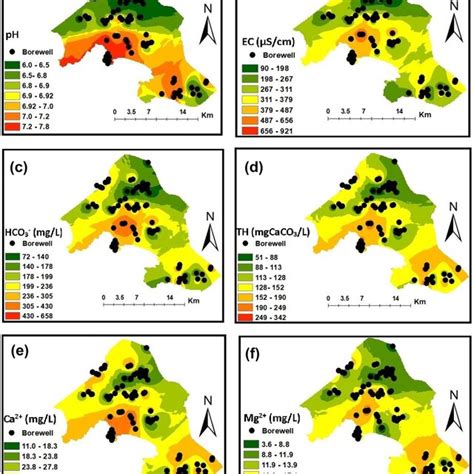 Spatial Distribution Maps Of Anthropogenic Activity Indicators A C