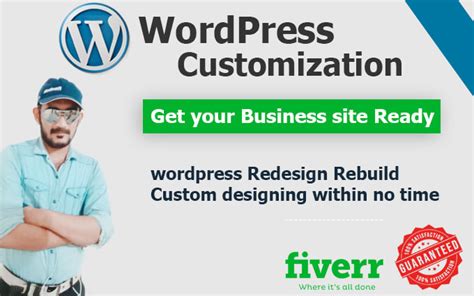 redesign revamp rebuild recreate customize wp site by mrshafaq fiverr