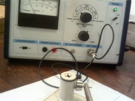 Wigton Physics Alpha Source Also Emits Gamma