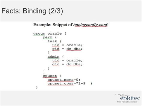 Oracle Binding Versus Caging Ppt