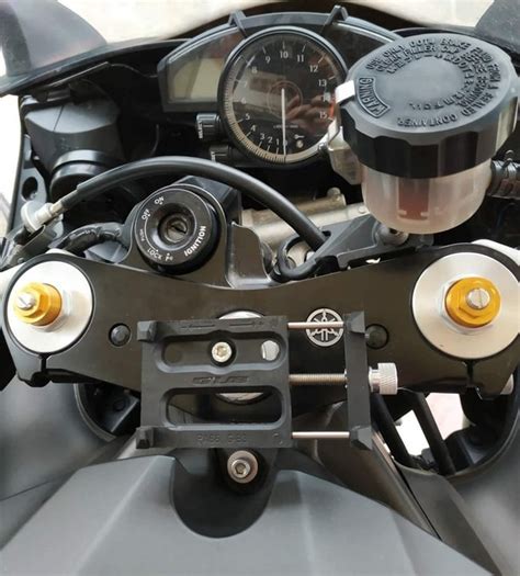 Universal Fork Stem Yoke Smartphone Bracket For 13mm Hole Moto Discovery