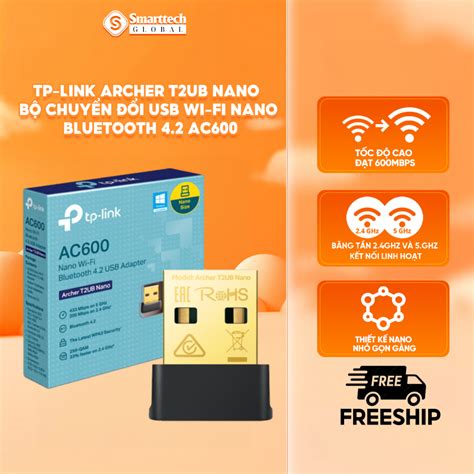 Tp Link Archer T Ub Nano B Chuy N I Usb Wi Fi Nano Bluetooth Ac Shopee Vi T Nam