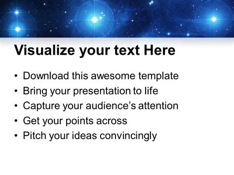 The Pleiades Star Cluster Powerpoint Templates Ppt Backgrounds For Slides 0213 Powerpoint