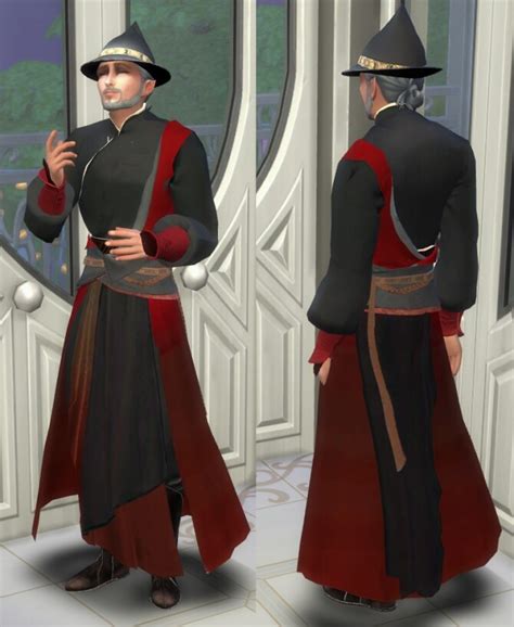 Manly Robes For Spellcasters And Fantasy Sims By Velouriah The Sims 4