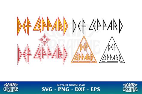 Def Leppard Logo Svg Cricut Gravectory