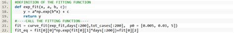 Exponential Fit With Scipys Curve Fit Be On The Right Side Of Change