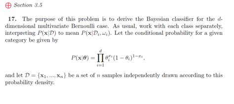 Self Study Bayesian Parameter Estimation Pattern Classification By Duda Et Al Cross Validated