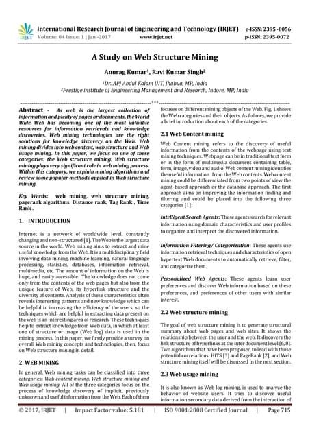 Web Mining Structure Mining Pptx