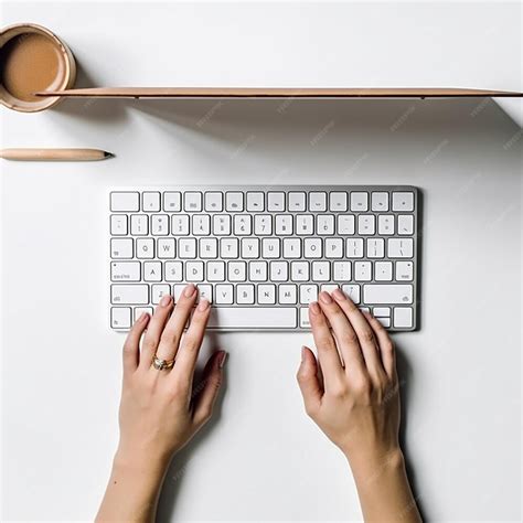 Premium Photo Keyboard Mastery Glamour