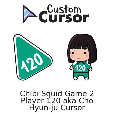 Chibi Squid Game 2 Player 120 Aka Cho Hyun Ju Cursor Custom Cursor