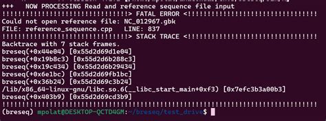 Fatal Error · Issue 324 · Barricklabbreseq · Github