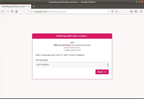 How To Install SPIP CMS With Apache On Ubuntu Linux Geek Rewind