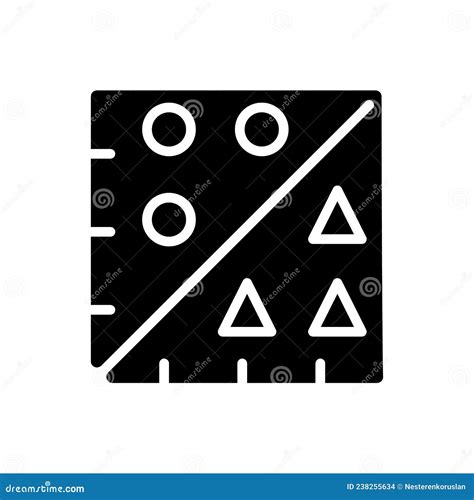 Analytics Of Data Mining Process Black Glyph Icon Stock Vector Illustration Of Growth Control
