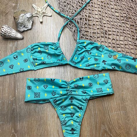 Tear Drop Bikini Top Et Mushroom 420 Last S On The Lo Swimwear