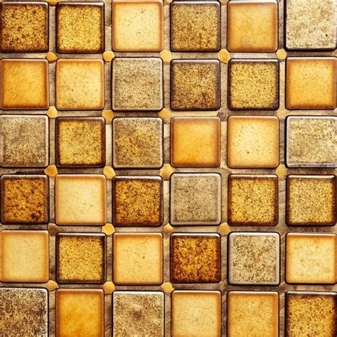 Premium Photo Square Tiles Seamless Pattern