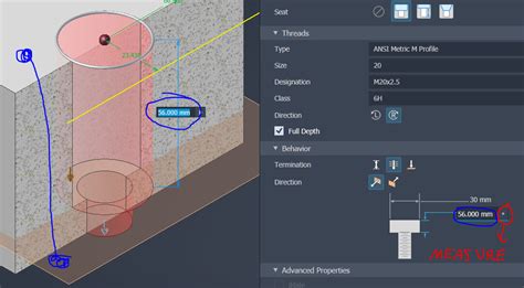 counterbore terminate to plane autodesk community