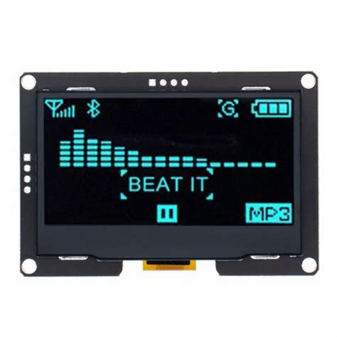 Oled 242 Inch 4 Pin Iic I2c Interface 33v Blue Organic Led Display Oled Display Board