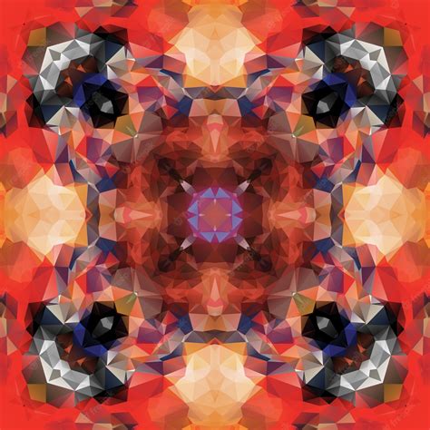 Premium Vector Ornate Triangular Seamless Pattern And Texture