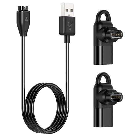 Charger Cable For Garmin Watch With Type C Adapters Ft USB Charging Cord For Garmin Fenix